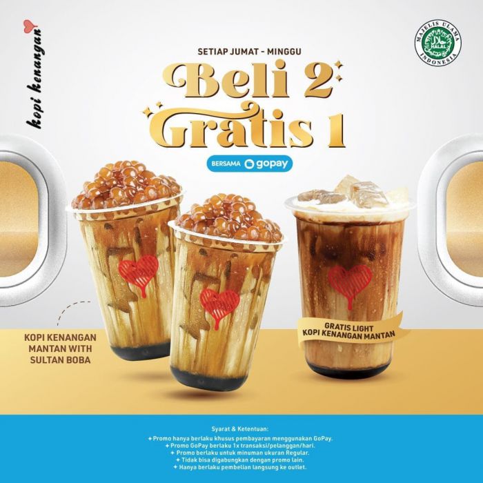 Promo Kopi Kenangan Gopay Beli 2 Gratis 1 Setiap Jumat - Minggu ...
