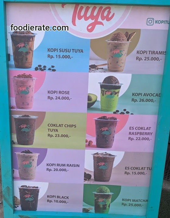 Kopi Tuya Ruko Beach View Pantai Indah Kapuk (PIK) | Daftar Harga Menu ...